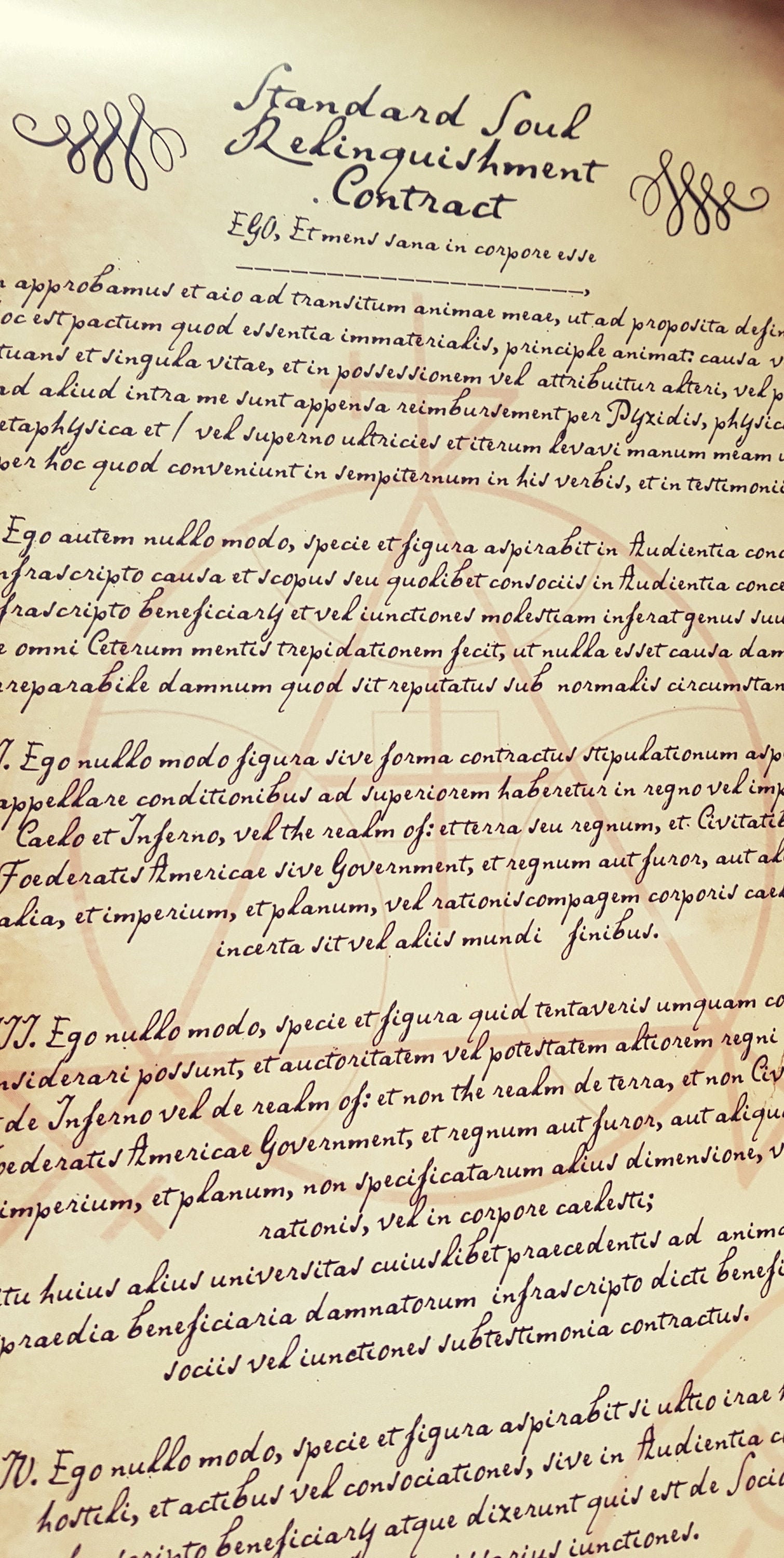 Supernatural Soul Contract Poster | Etsy