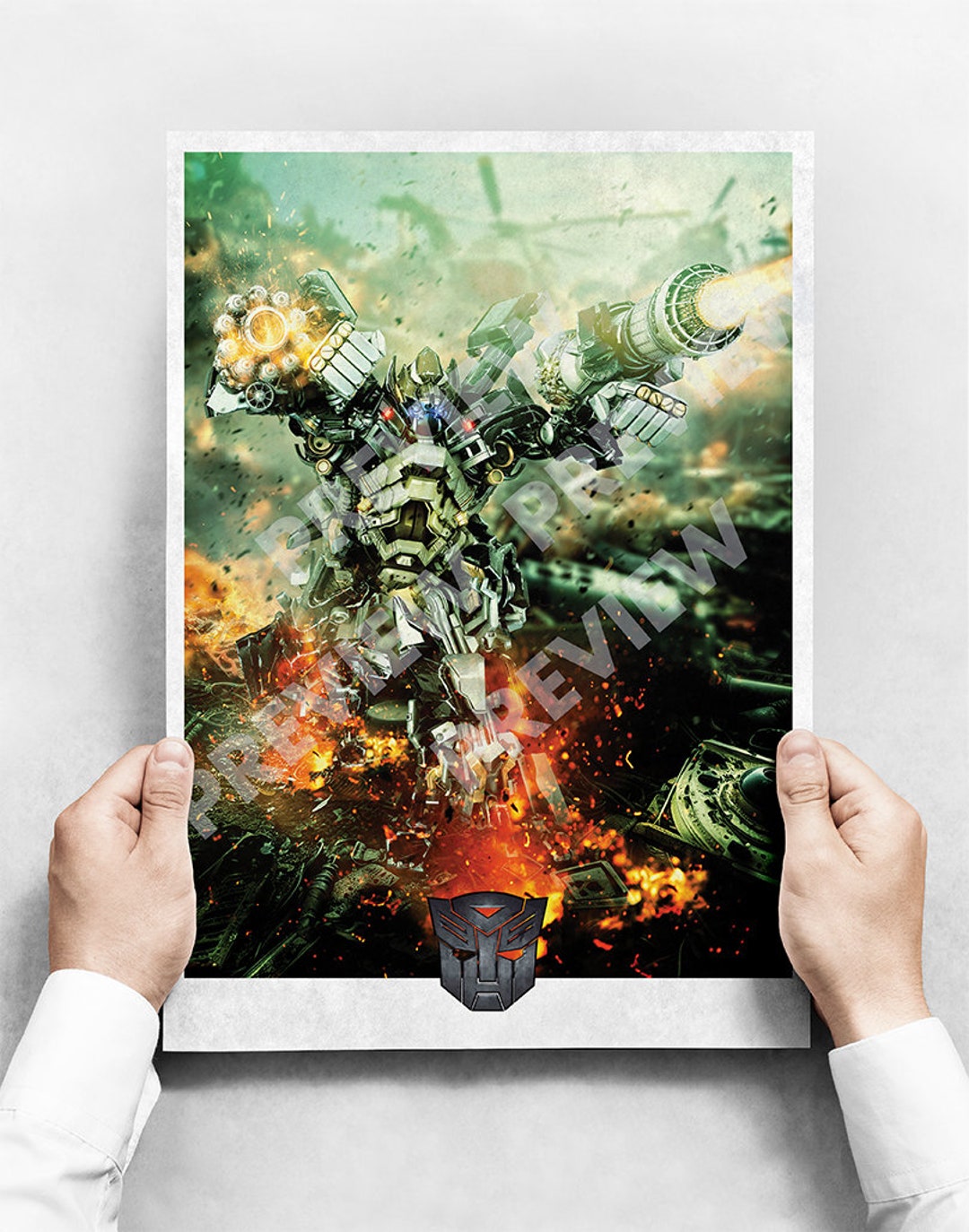 Transformers - Ironhide Autobot A3 Poster - Etsy UK