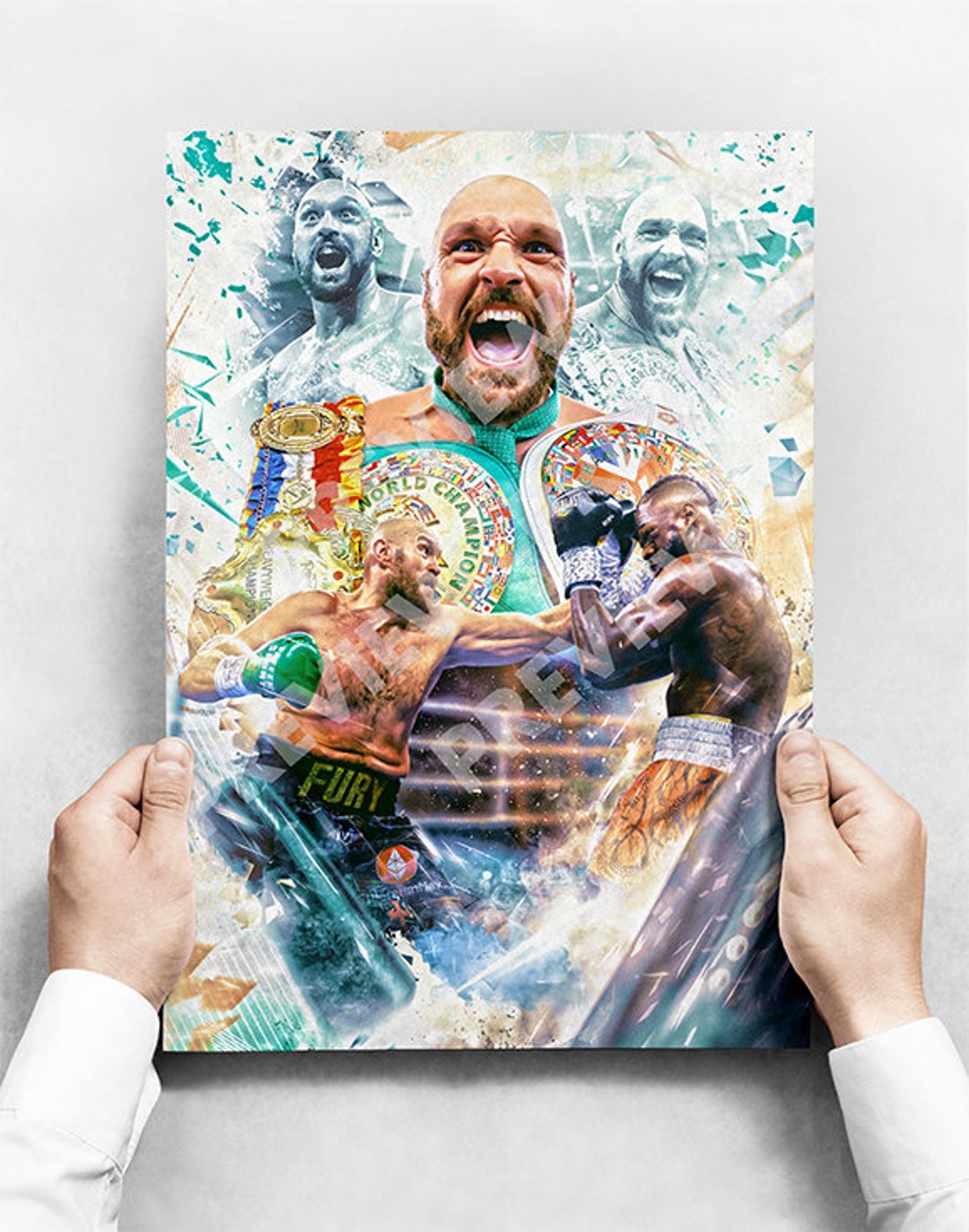 Tyson Fury - the Gypsy King - A3 Poster Boxing Poster Print - Etsy