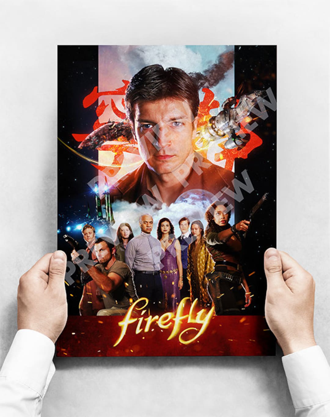 Firefly Montage Poster - Etsy