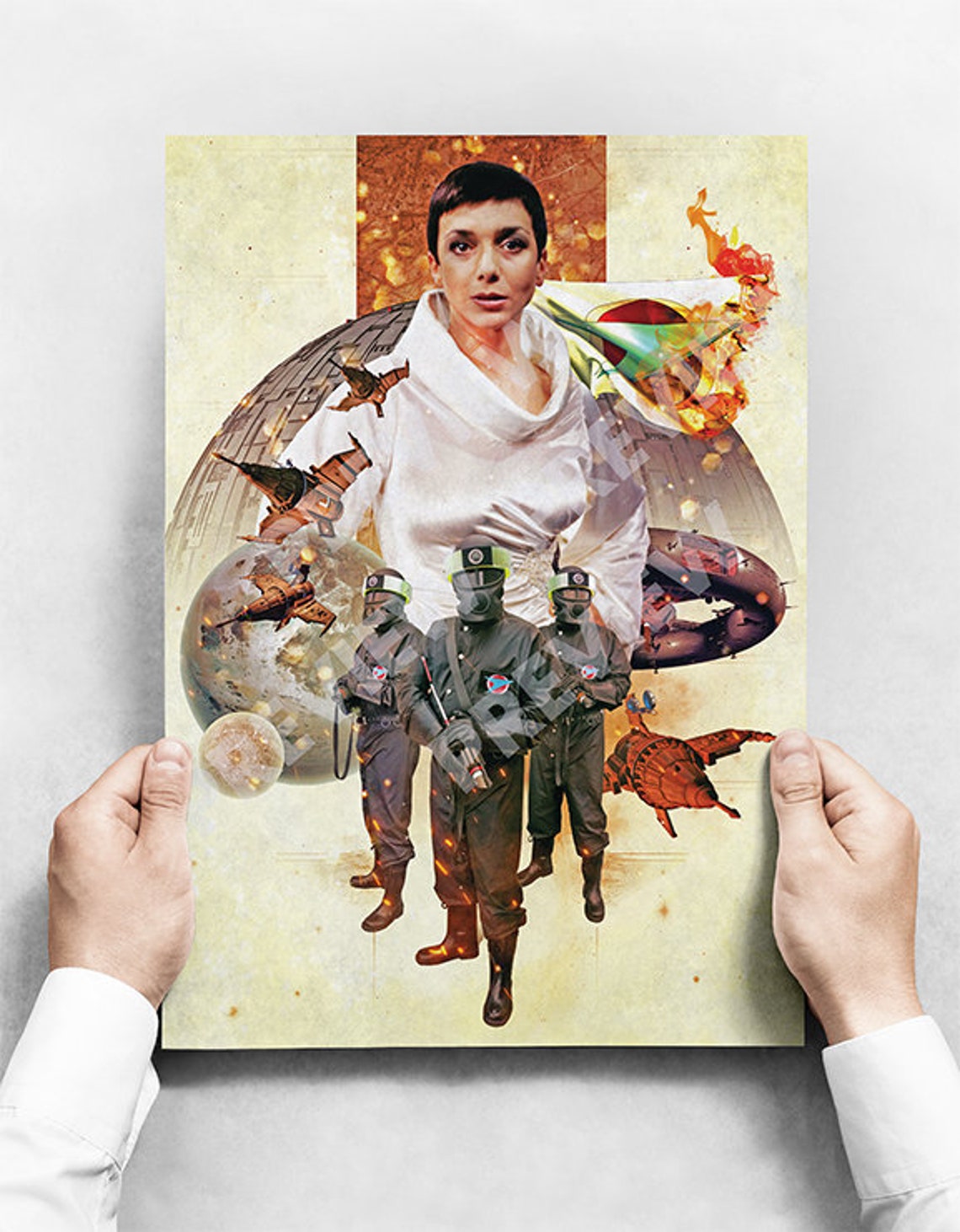 Blake's 7 Servalan Tribute Poster - Jacqueline Pearce - Etsy