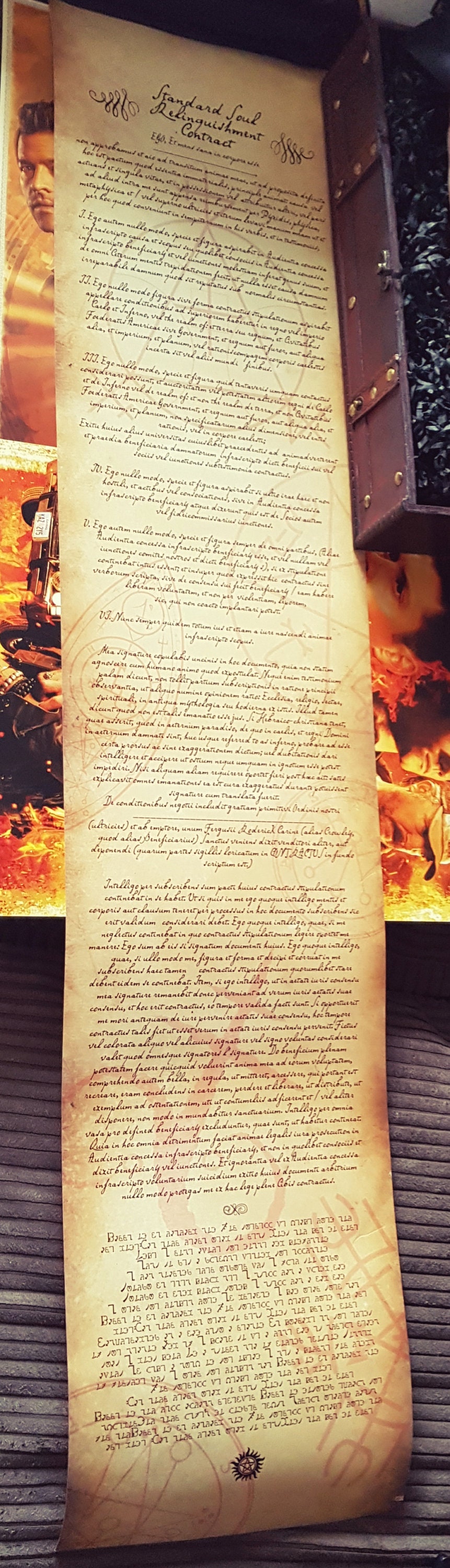 Supernatural Soul Contract Poster | Etsy