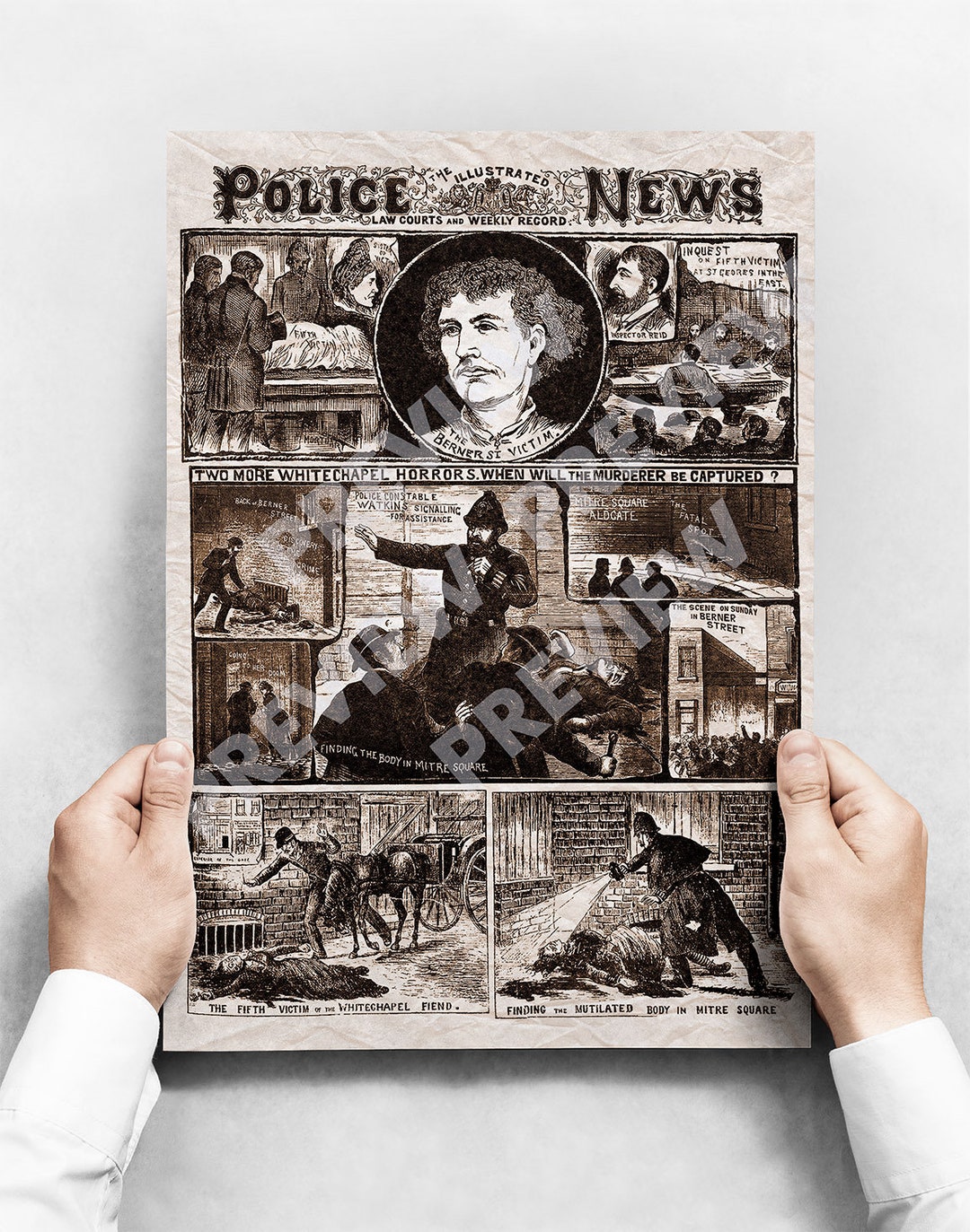 Jack the Ripper Newspaper - the Illustrated Police News - 30th ...