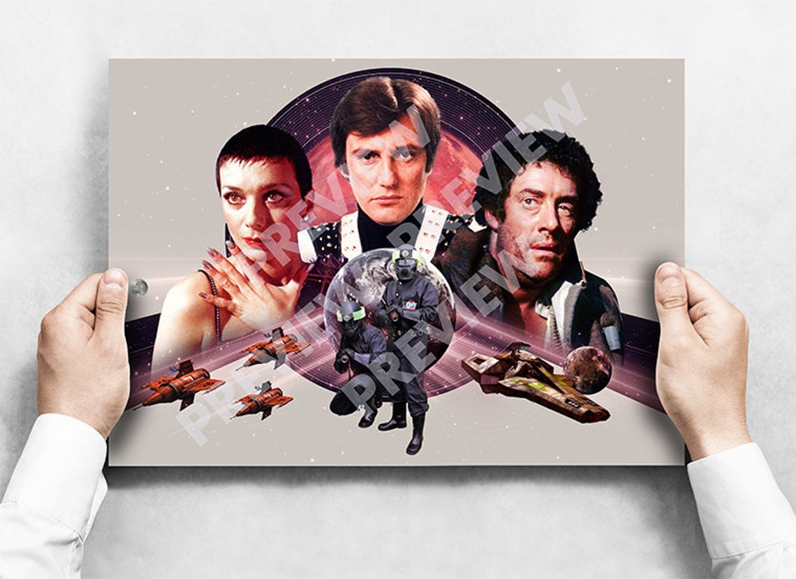 Blake's 7 - 'trinity' - Servalan, Blake, Avon Poster - Etsy UK