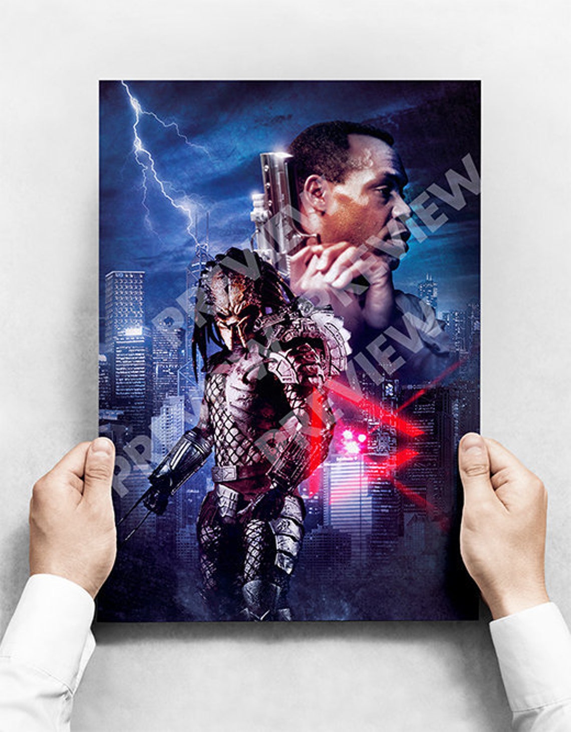 Predator 2 Original Art Poster | Etsy