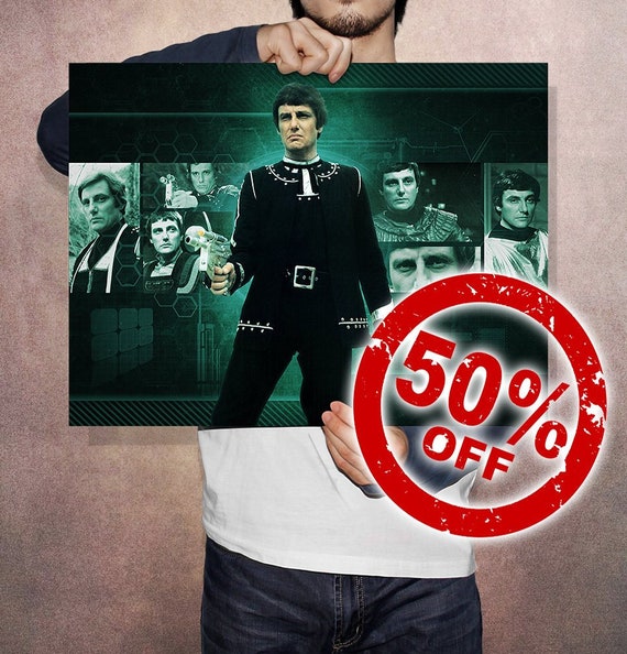Blakes 7 Poster Avon 'Paul Darrow' | Etsy