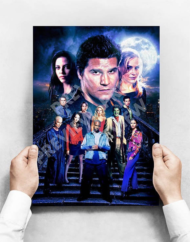 Angel TV Show Cast Montage Poster Print | Etsy