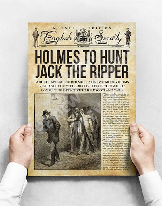 Jack The Ripper Newspaper