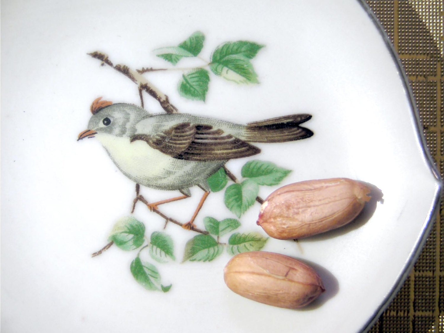 Ceramic Birds Plates, Serving Set, Small Plate, Vintage, Birds ...