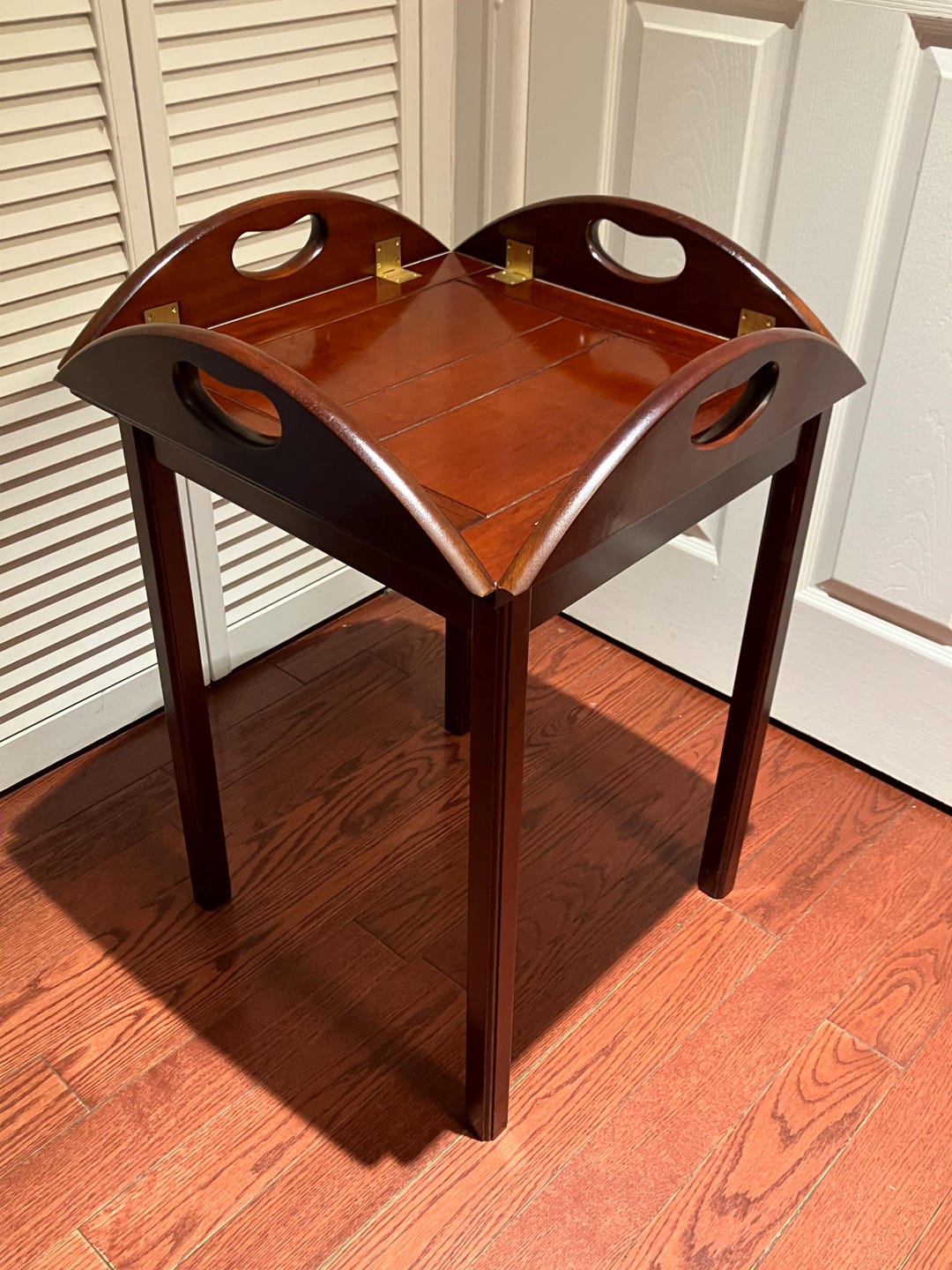 Vintage the Bombay Company Mahogany Georgian Butler Tray Table Wood ...