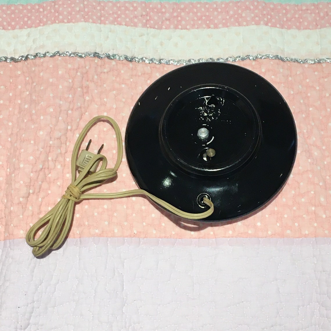 Vintage MCM Ingraham Wall Clock Chrome Round Mid Century - Etsy