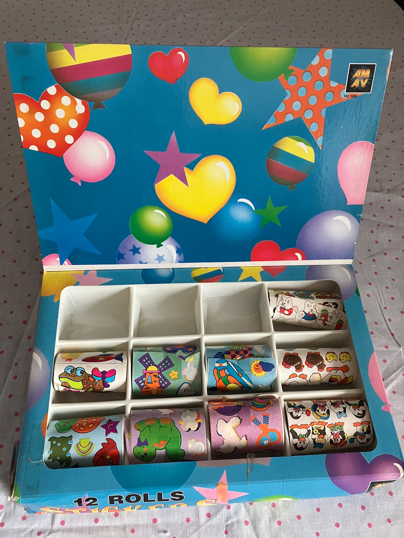 Vintage Lot Two Boxes Stickers 1980’s AMAV Original Display Box - Etsy