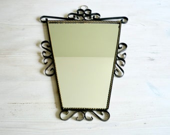 Wrought iron mirror | Etsy
