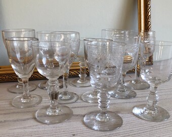 Antique stemware | Etsy