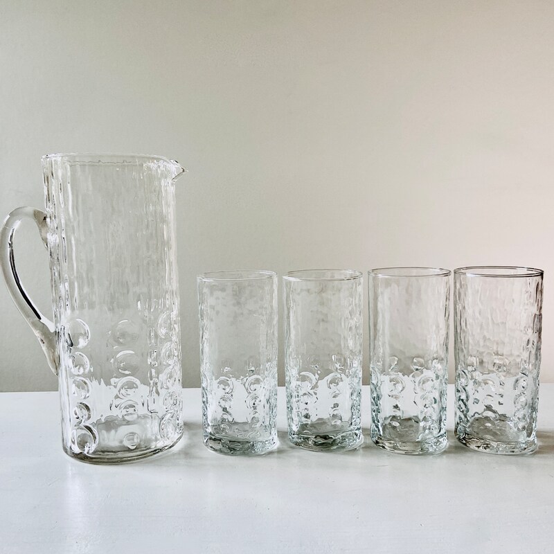 Bubble Glass Glassware - Etsy