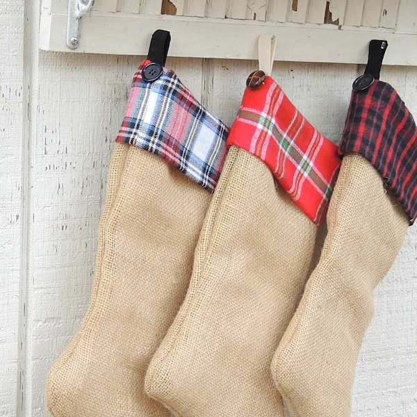 Christmas Stocking Burlap - Etsy