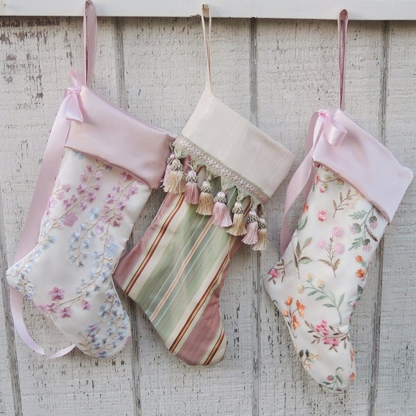 Pink Stockings - Etsy