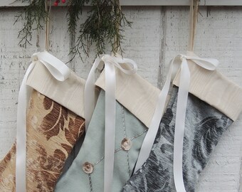 Gorgeous Heirloom Christmas Stocking Woodland Regency | Etsy