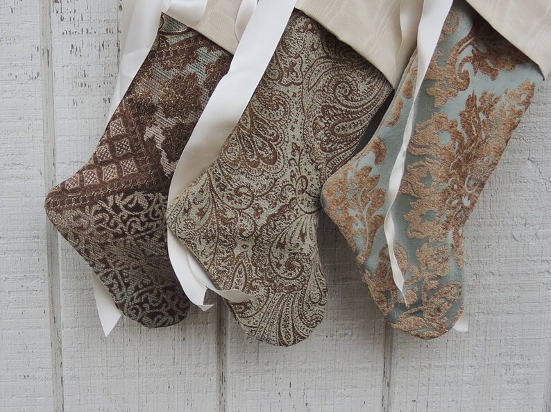 Gorgeous Heirloom Christmas Stocking Woodland Regency | Etsy