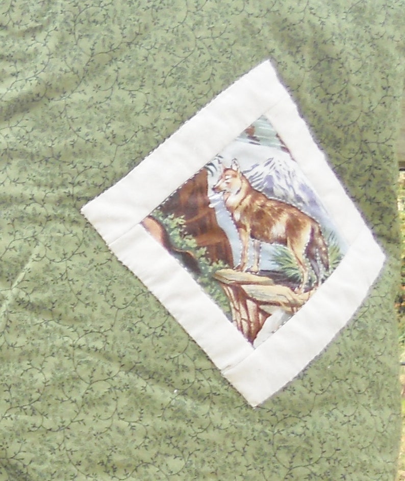 Rustic Full Size Quilt, Hand Quilted Quilt, Natural Home Decor - Etsy