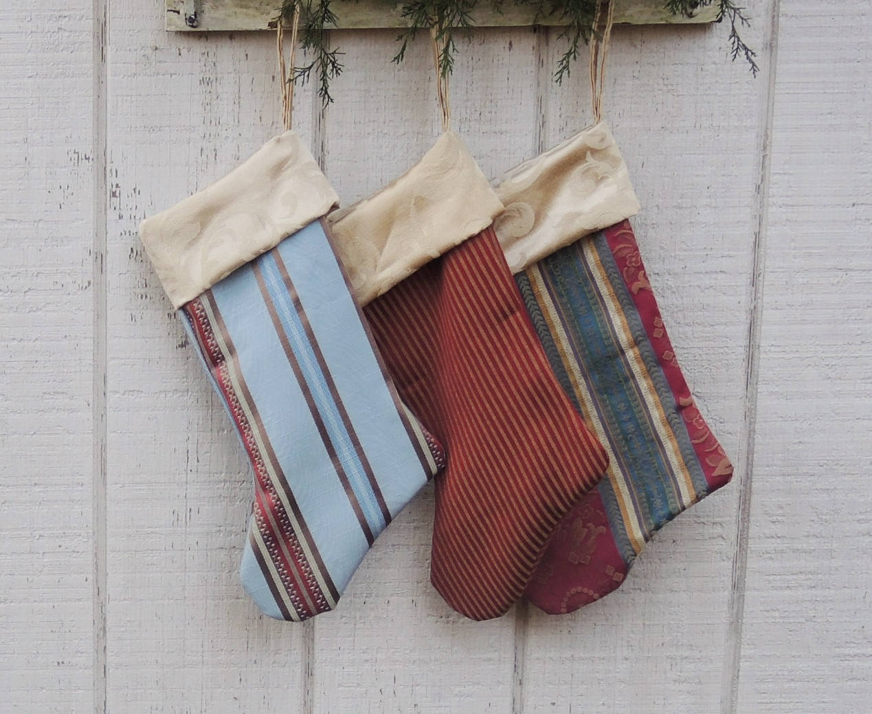 Gorgeous Heirloom Christmas Stocking, Holiday Regency Collection Made ...