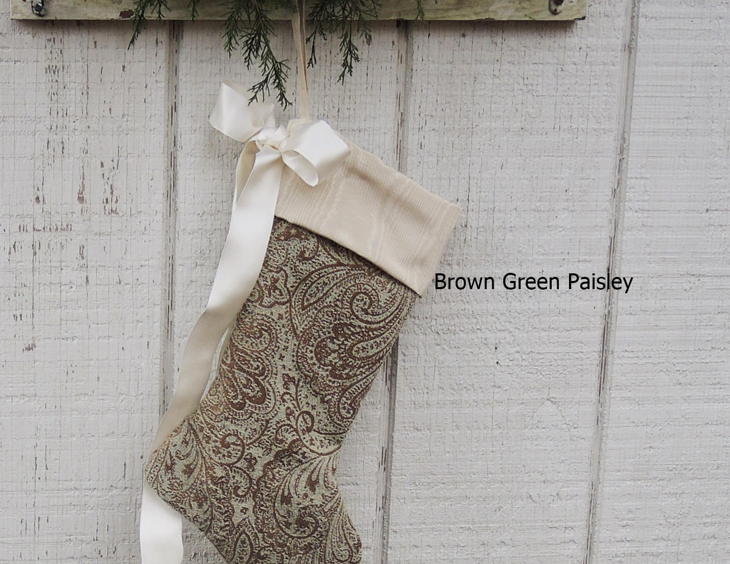 Gorgeous Heirloom Christmas Stocking Woodland Regency - Etsy