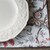 French Script Lined Placemats Set of 4 Modern French Farmhouse, Custom ...