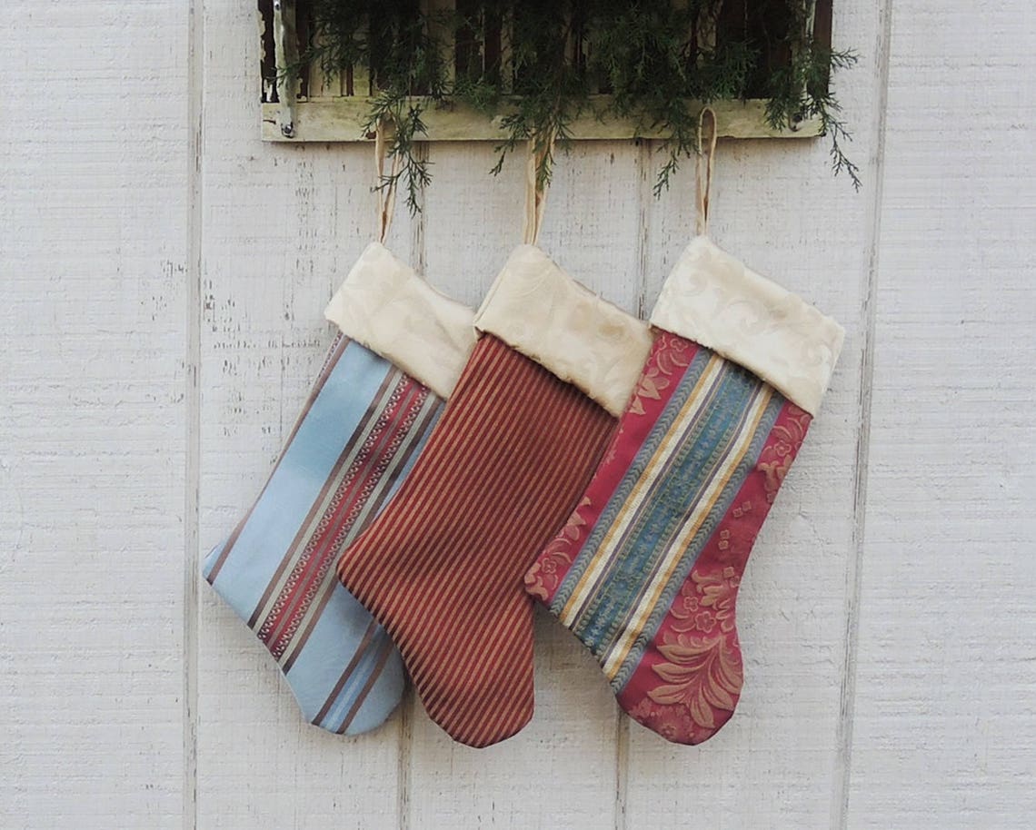 Gorgeous Heirloom Christmas Stocking, Holiday Regency Collection Made ...
