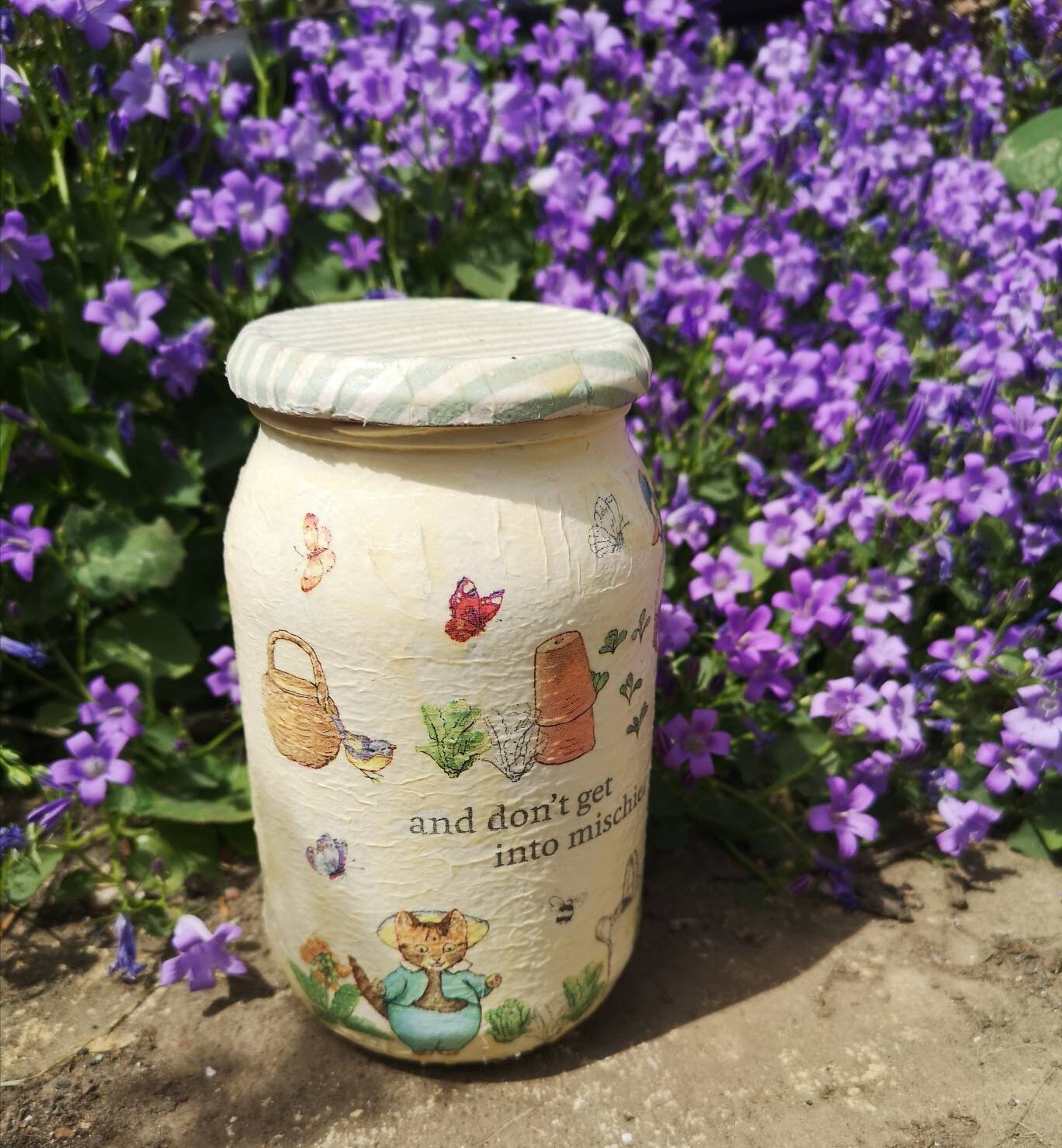 Peter Rabbit Money Jar Keepsake Jar Cooke Jar Storage Jar | Etsy