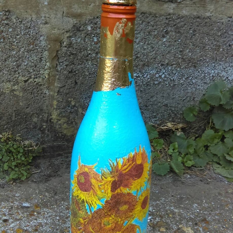 Decoupage Bottles - Etsy UK