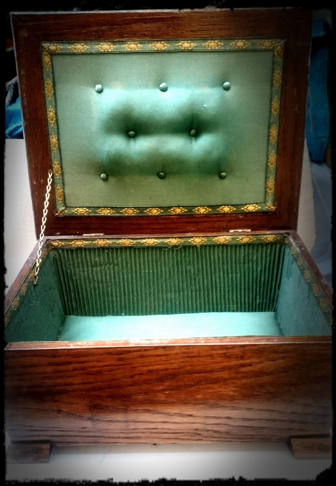 An Old Casket,wooden Box,ancient Casket,vintage Box, an Old Wooden Box ...