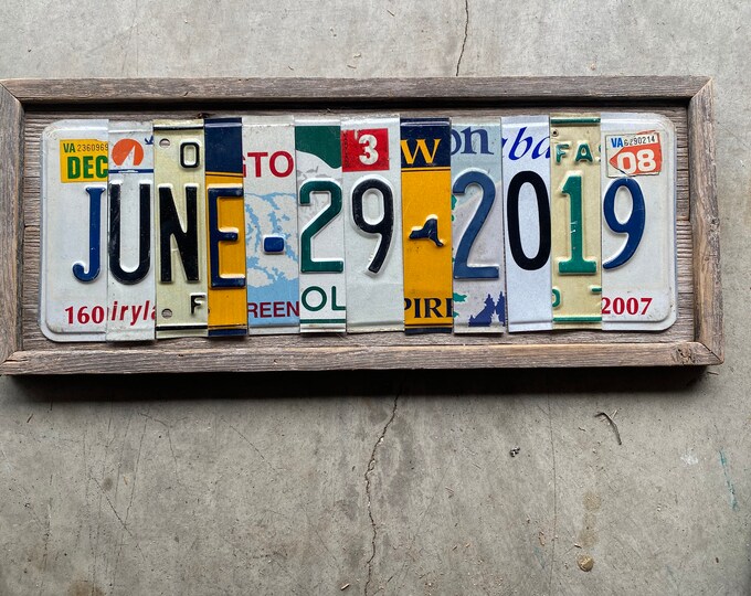 Personalized Date Sign - Etsy