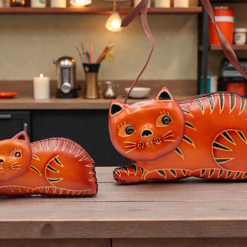 Small Cat Crossbody Purse - Etsy