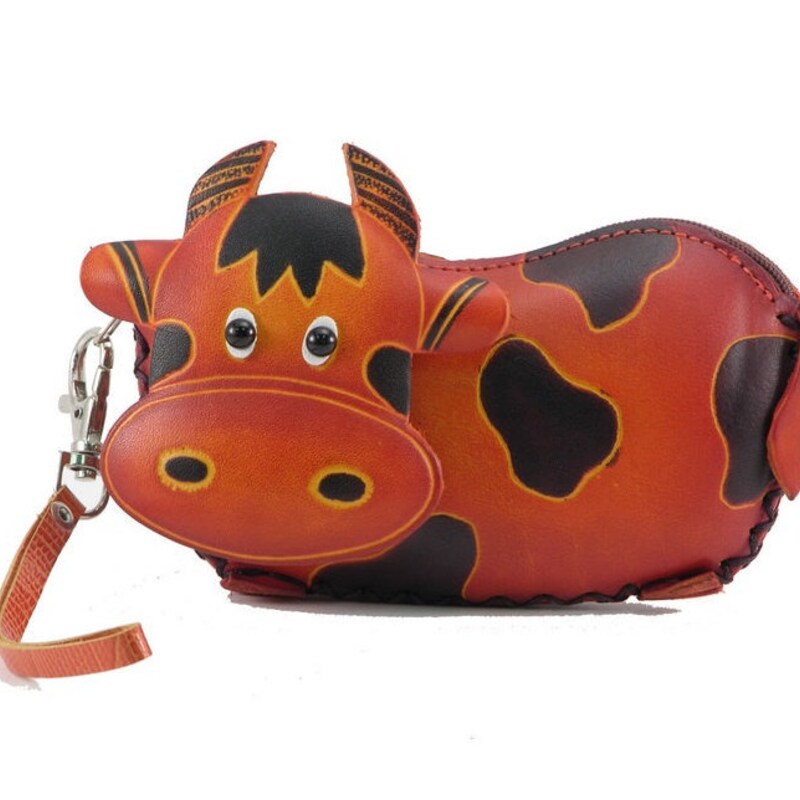 Cow Leather Wallet - Etsy