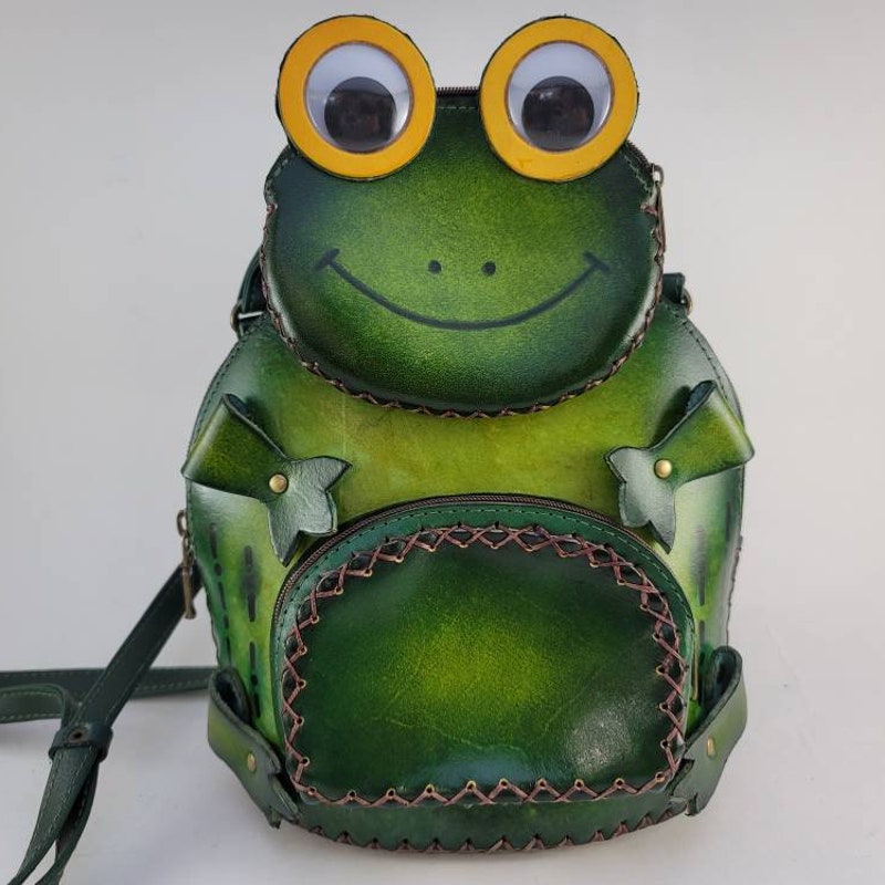 Frog Backpack - Etsy