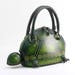 Genuine Handmade Leather Green Turtle Handbag Tote Bag - Etsy