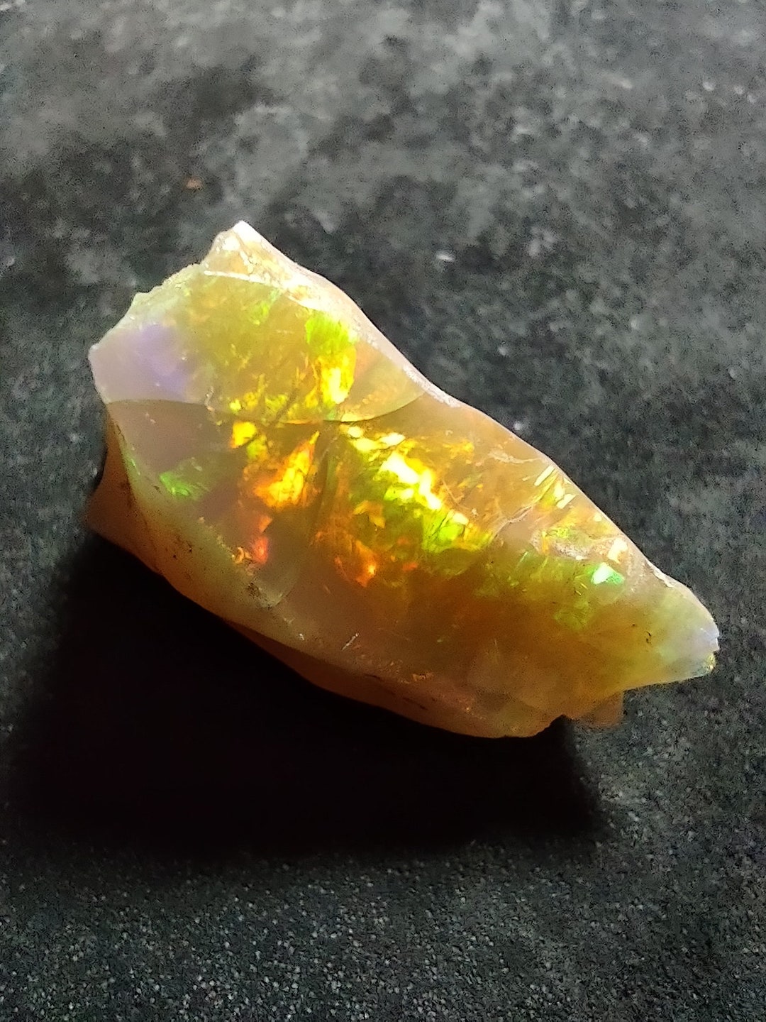 14.0 Carat Ethiopian Welo Opal Polished With Display Container - Etsy