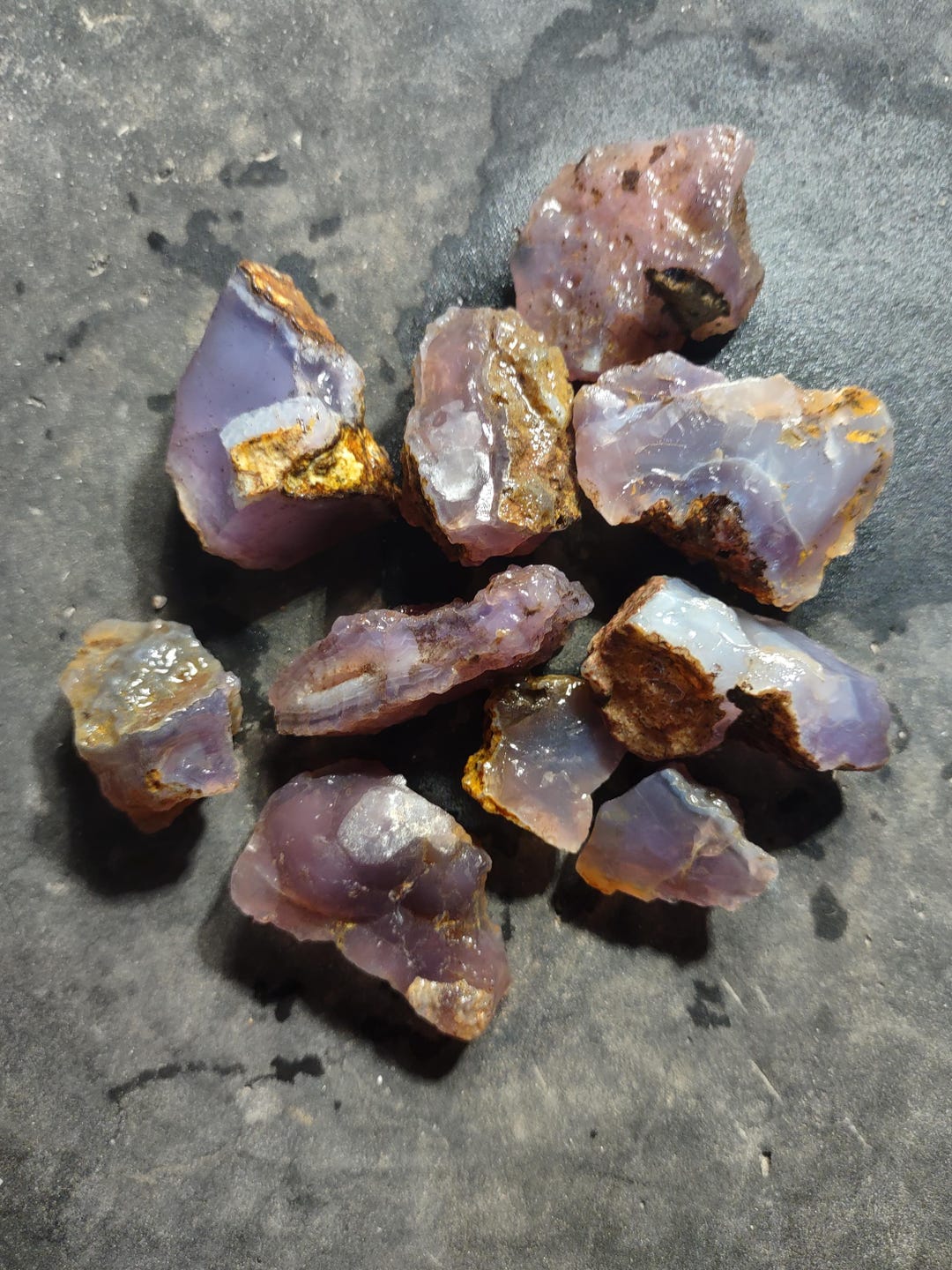 600 Carats Holly Blue Agate Rough Assortment - Etsy
