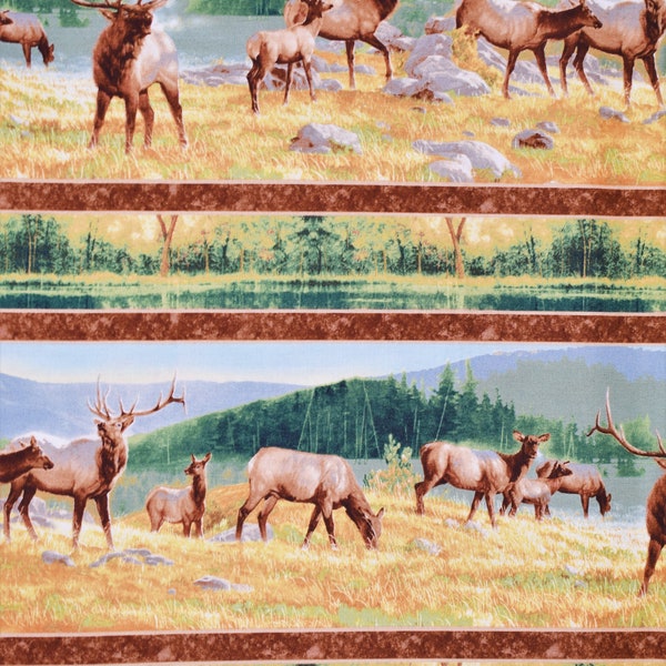 Elk Fabric - Etsy