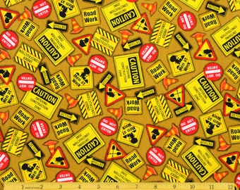 Construction fabric | Etsy