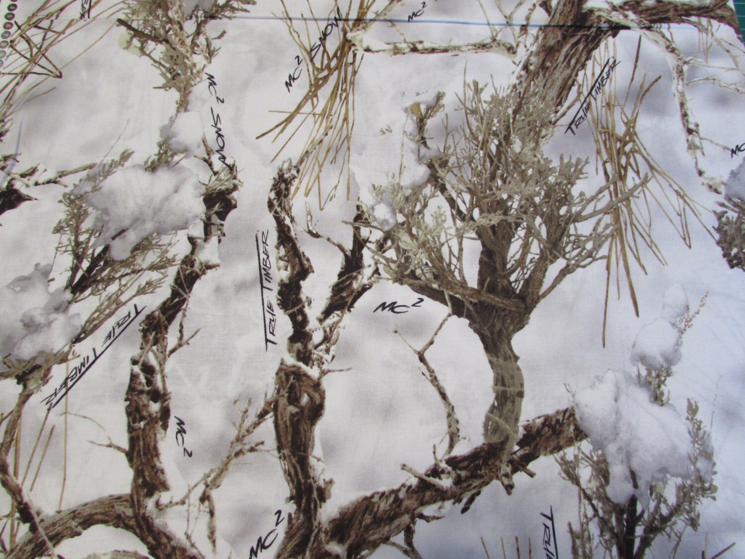 Snow Camouflage Fabric