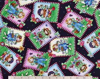 Little Girl Fabric | Etsy