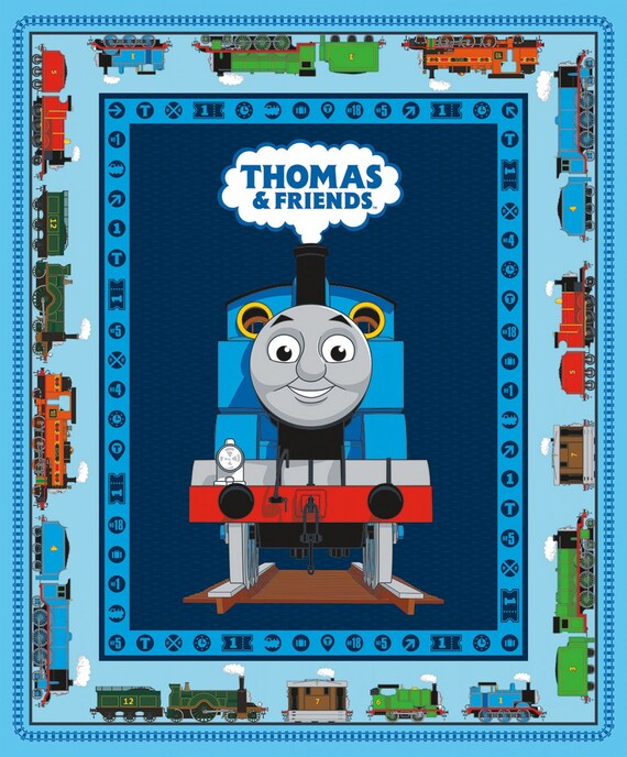 Canvas & Fabric Sewing & Needlecraft Yellow Thomas The Train by Riley ...