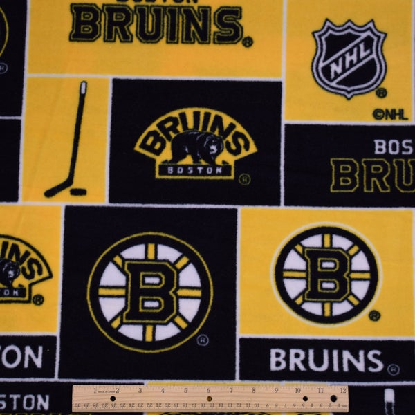 Boston Bruins Fabric - Etsy