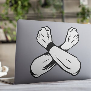 Cross Arms SVG | Arms Crossed Gesture | Silhouette Cameo | Cricut ...