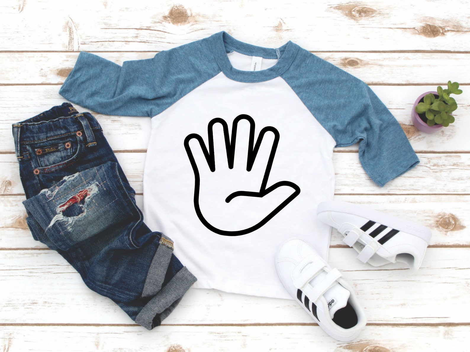 5th Birthday Boy Shirt - Five Fingers Hand Birthday Shirt - 5th ...