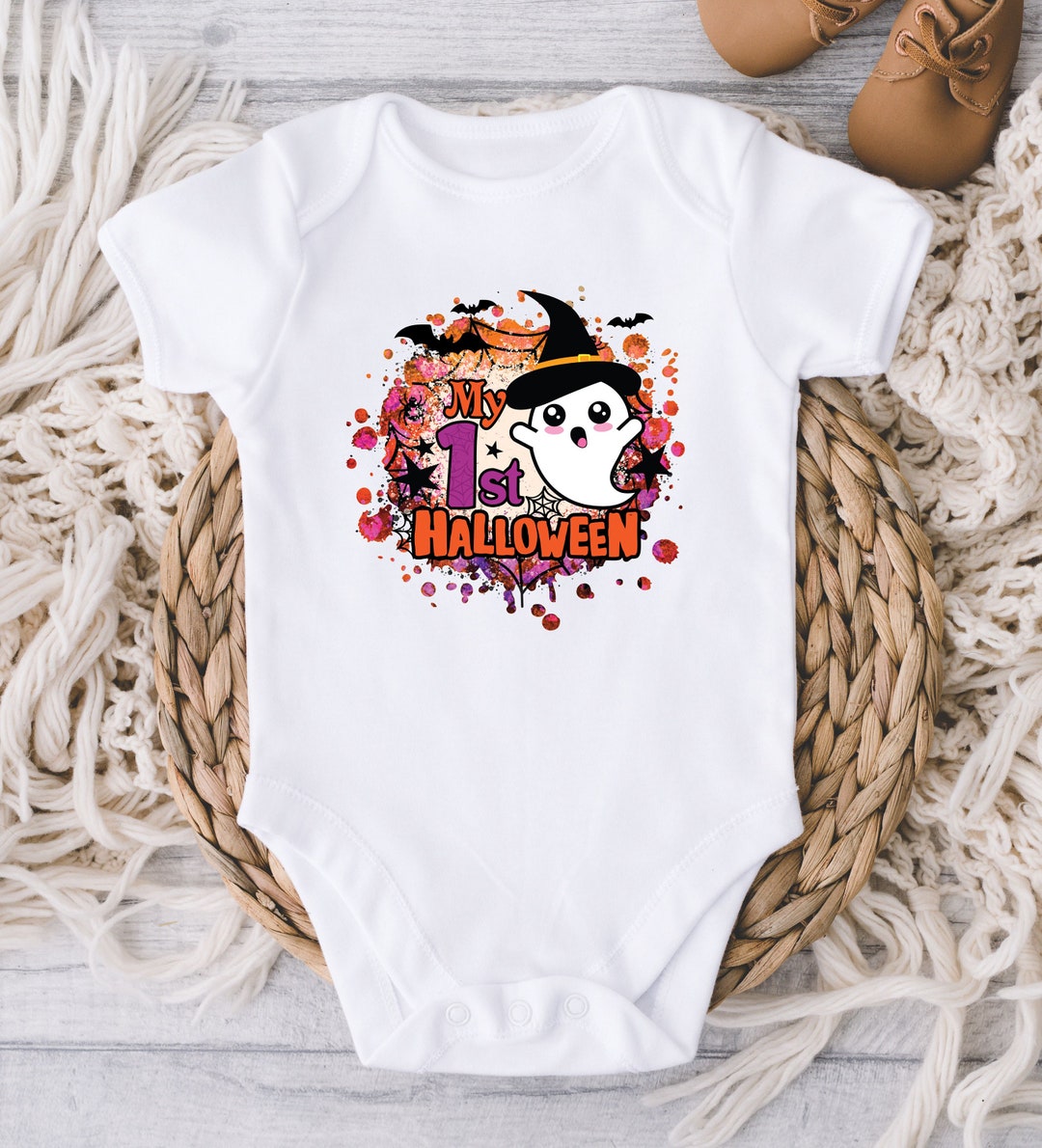 My First Halloween Baby Onesie® First Halloween Pumpkin Baby - Etsy
