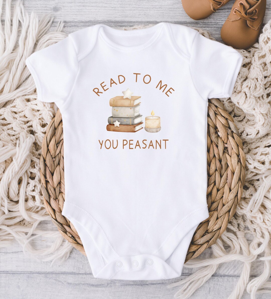 Read to Me You Peasant Baby ONESIES® - Funny Baby Bodysuit - Sassy Baby ...