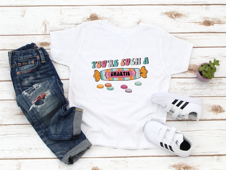 You're Such A Smartie Kids Shirt - Funny Candy Kids Tee - Cute Toddler ...
