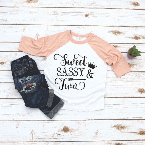 Two Sweet Two Sassy Invitations - Etsy